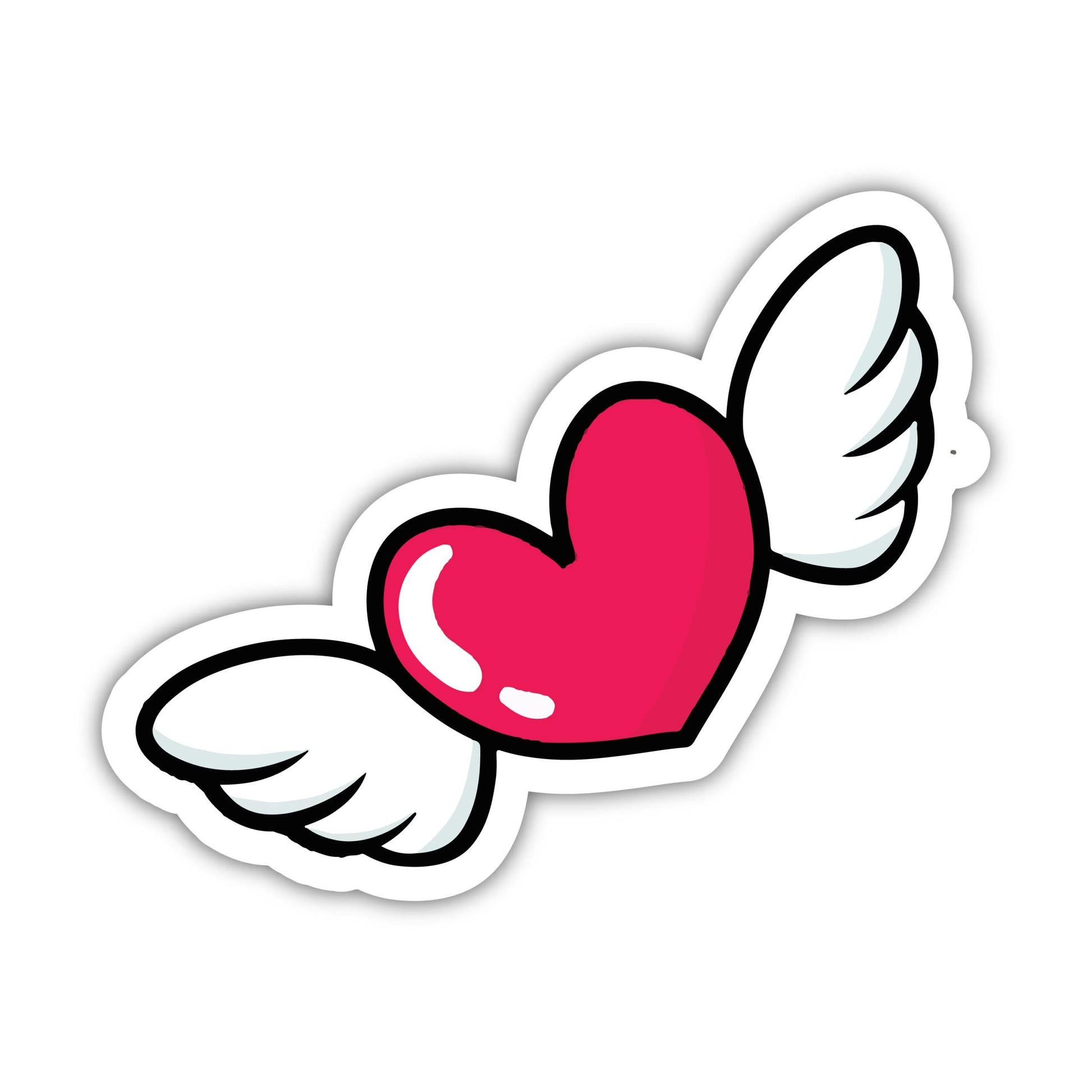 Fly Heart Sticker