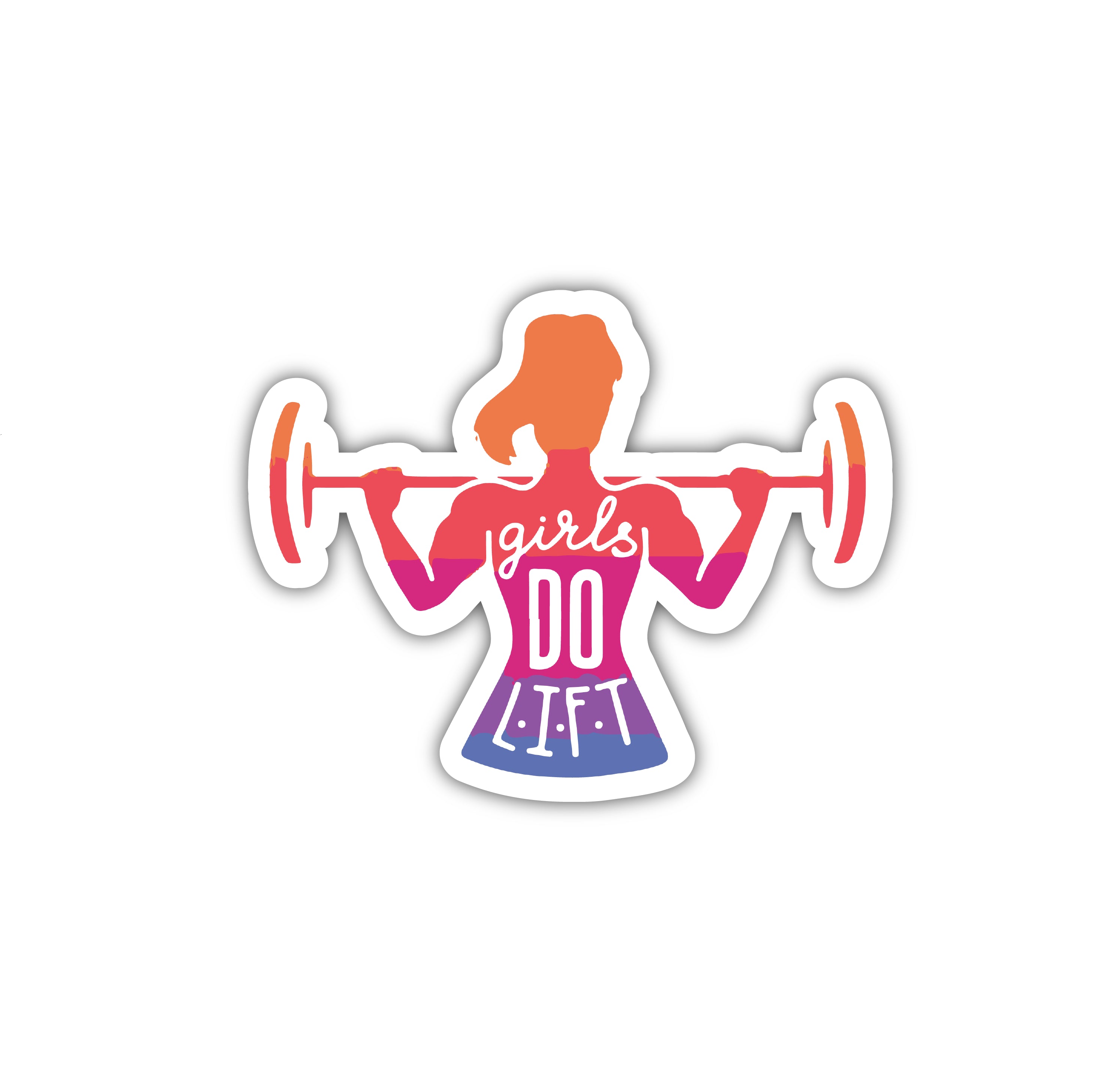 Girls Do Lift Sticker – stickystore